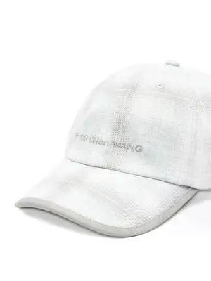 FENG CHEN WANG Checked Baseball Cap