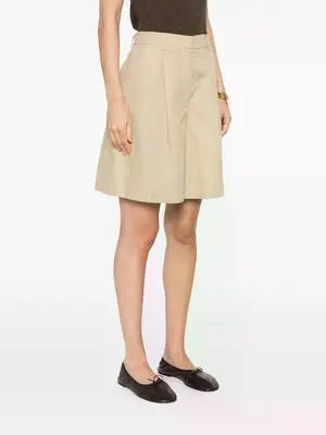 Max Mara Cuba Pleated Bermuda Shorts