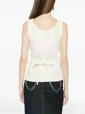 Moschino Sleeveless Tie-side Top