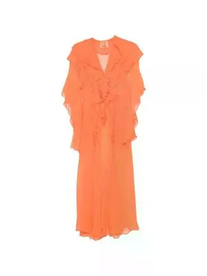 Erika Cavallini Ruffled Midi Dress
