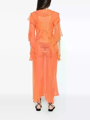 Erika Cavallini Ruffled Midi Dress