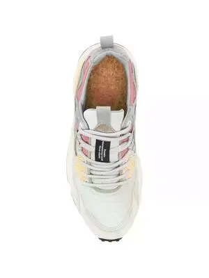 FLOWER MOUNTAIN Nubuck Leather Sneakers - Grey