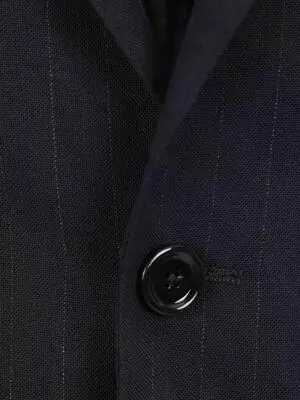 LARDINI Striped Two-piece Suit - Blue