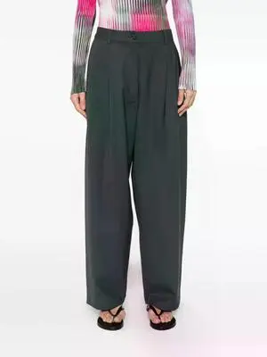 CORDERA Pleated Wide Leg Trousers