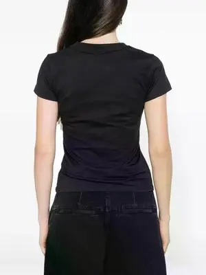 GANNI Crochet-patch T-shirt