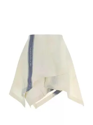 JW Anderson Logo Detail Mini Skirt - Neutrals