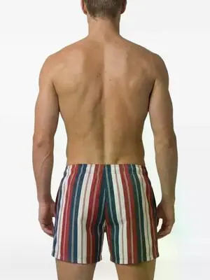 RON DORFF Striped Swim Shorts