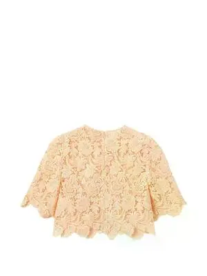 La DoubleJ Spotlight Macramé Top - Orange
