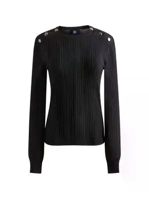 Fusalp Ribbed Knit Sweater - Black