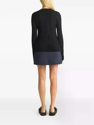 Fusalp Ribbed Knit Sweater - Black