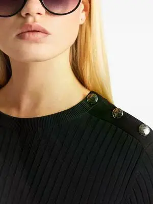 Fusalp Ribbed Knit Sweater - Black