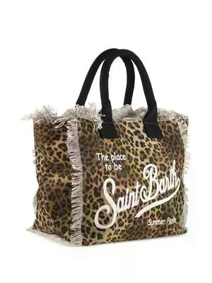 MC2 SAINT BARTH Animal-print Tote Bag - Brown