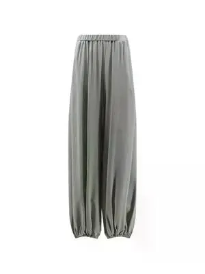ALYSI Silk Palazzo Trousers