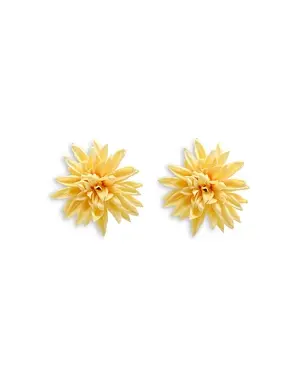 Cult Gaia Dahlia Earrings - Cornsilk