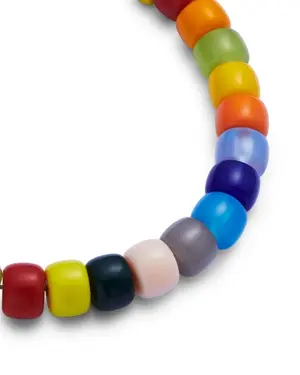 Luis Morais 14k Yellow Gold Glass Bead Bracelet