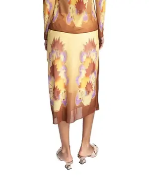 Anna Sui Sunburst Sarong Skirt