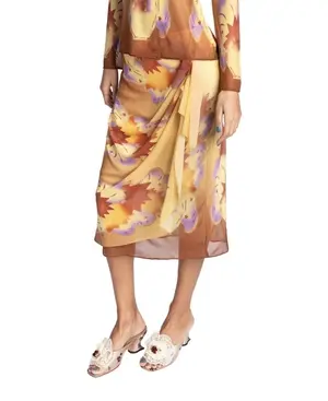 Anna Sui Sunburst Sarong Skirt
