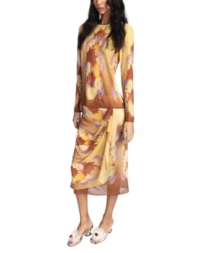 Anna Sui Sunburst Sarong Skirt