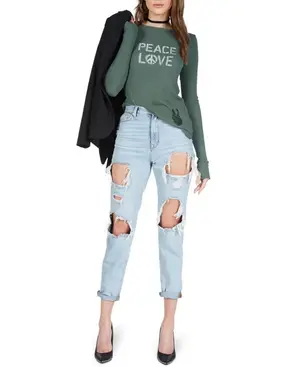 Lauren Moshi Mckinley Peace Combo Top