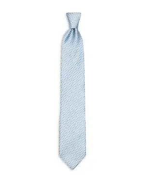 David Donahue Jacquard Silk Neck Tie