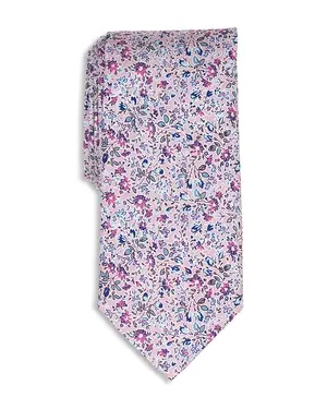 Thomas Pink Classic Floral Neck Tie - Pink