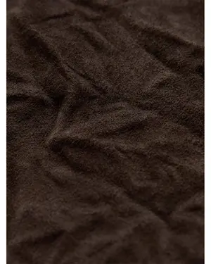 John Varvatos Jesse Leather Shirt Jacket With Buttons - Espresso