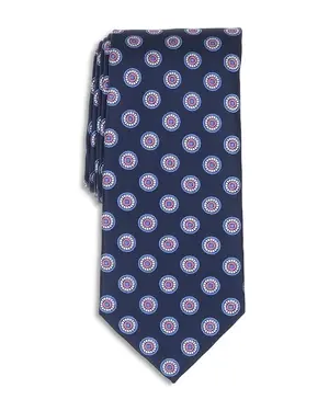Thomas Pink Classic Medallion Neck Tie - Navy