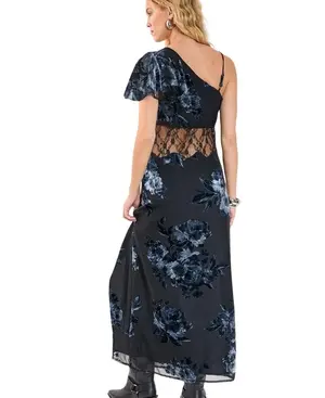 Nasty Gal Lace Insert Maxi Dress