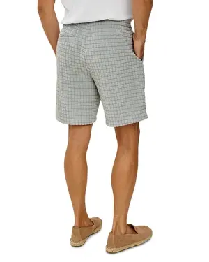 Rails Textured Check Drawstring Shorts