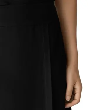 Eileen Fisher Wrap Front Midi Skirt