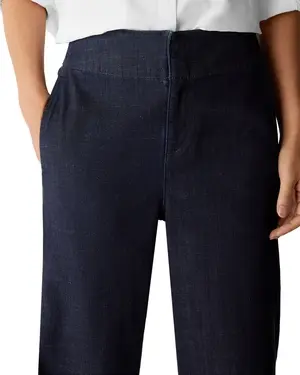 Eileen Fisher Denim Wide-leg Pants
