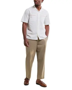 WAX LONDON Didcot Short Sleeve Shirt - Ecru