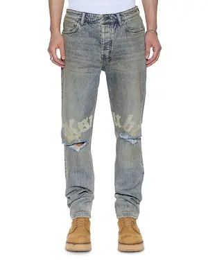 Ksubi Chitch Stature Blue Trashed Idols Jeans - Denim