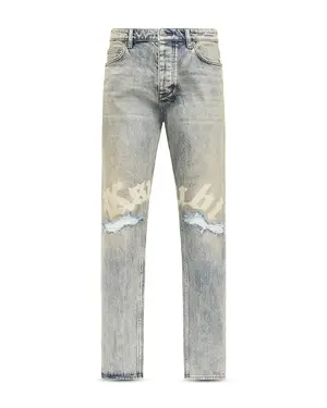 Ksubi Chitch Stature Blue Trashed Idols Jeans - Denim