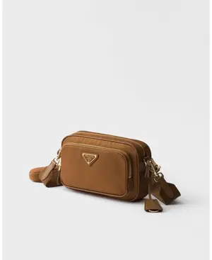 Prada Re-nylon Mini Shoulder Bag - Brown