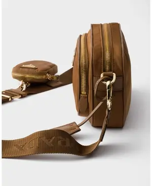 Prada Re-nylon Mini Shoulder Bag - Brown