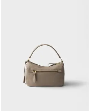 Prada Small Leather Bag - Grey