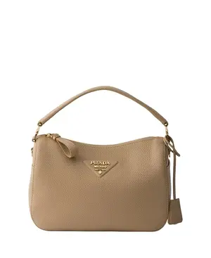 Prada Small Leather Handbag - Neutral