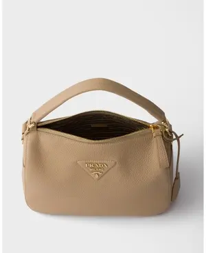 Prada Small Leather Handbag - Neutral