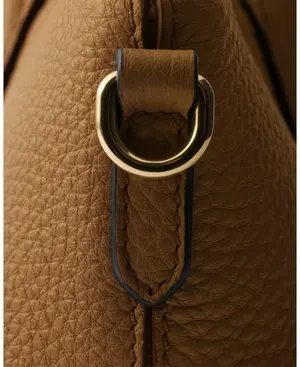 Prada Large Leather Tote Bag - Brown