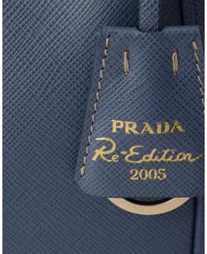 Prada Re-edition 2005 Saffiano Leather Mini-bag - Blue