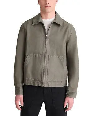 Madewell Service Jacket In Reverse Sateen