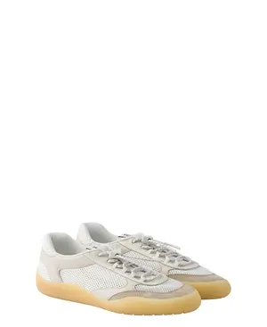 Prada Prada Speedrock Mesh Fabric Sneakers Neutral