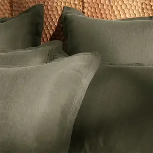 HAMAM Helios Standard Sham - Moss
