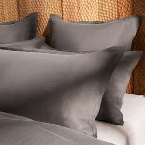 HAMAM Helios Duvet Cover, King - Graystone