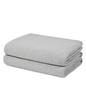 HAMAM Airply Texture Blanket, Queen - Moss
