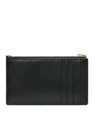 Tory Burch Kira Diamond Quilt Leather Card Case - Black
