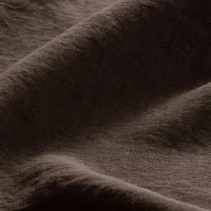 HAMAM Wrinkle Washed Linen Sheet Set, Queen - Mocha