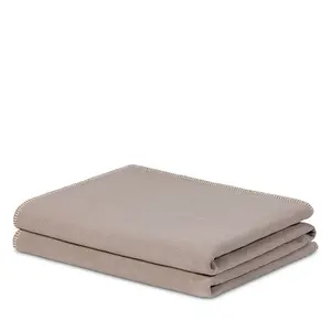 HAMAM Lino Stitched Blanket, Queen - Vapour