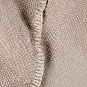 HAMAM Lino Stitched Blanket, Queen - Vapour